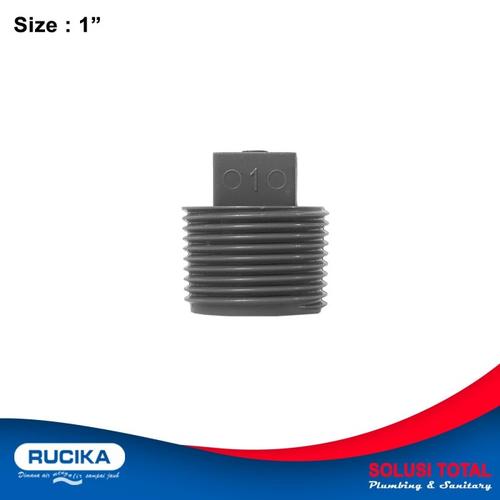 Promo Plug AW 1 " Pluk PVC Plu Dop Drat Luar 1 Inch RUCIKA - Jakarta ...