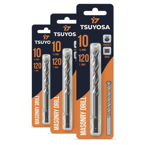 Jual Mata Bor Beton Tembok Tsuyosa High Quality | Masonry Drill Bits ...