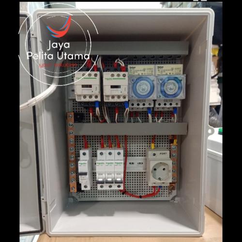 Jual panel pompa/lampu kolam renang auto/ manual 10va - box plastik ABS ...