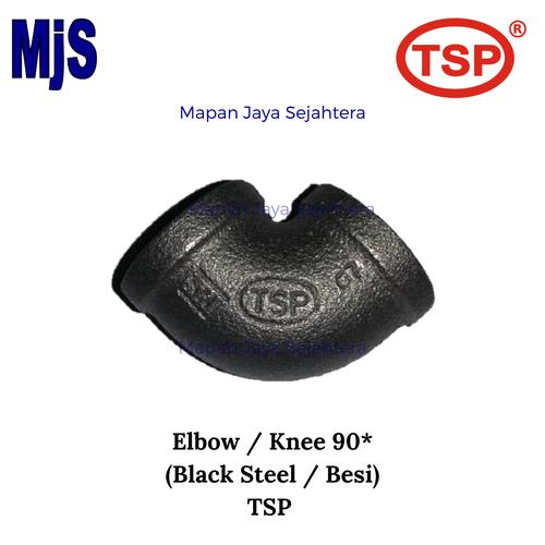 Jual Elbow / Knee 90* Drat Dia. 1" Black Steel / Besi TSP - Kota ...