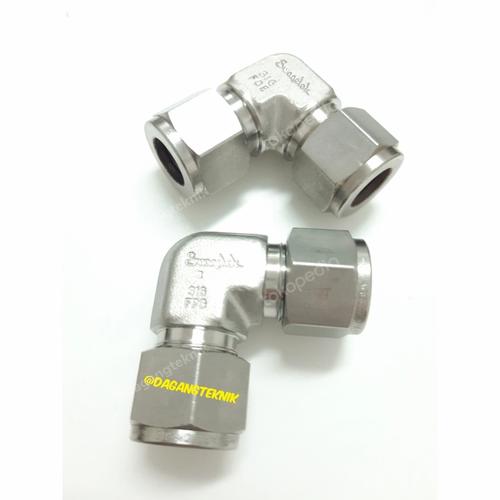 Jual Union Elbow Connector Swagelok 3/8 OD x 3/8 OD 100% Original ...