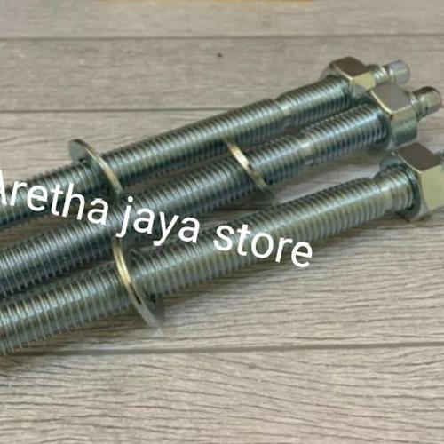 Jual CHEMICAL ANGKUR M10 / STUD BOLT 10MM/CHEMICAL ANCHOR GRADE 5.8 ...