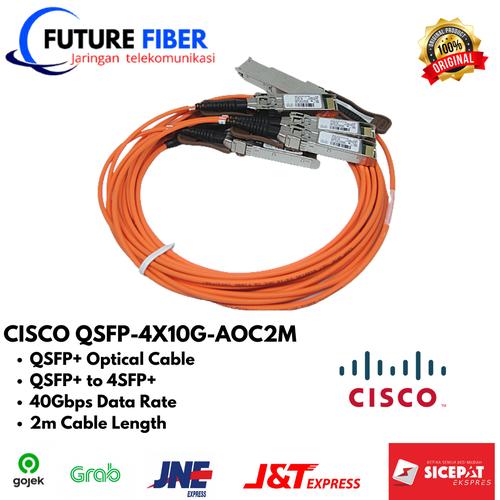 Jual CISCO QSFP-4X10G-AOC2M Kabel Optik QSFP Optical Cable - Jakarta Utara - FIERCEBULL ...