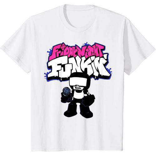 Jual Baju Anak Friday Night Funkin FNF Game The Tankman - S, Putih ...