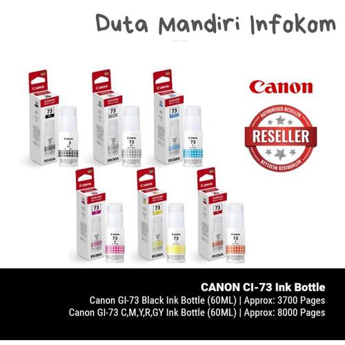 Jual Tinta Canon Printer Ink Bottle GI-73 for G570 I G670 Original by ...