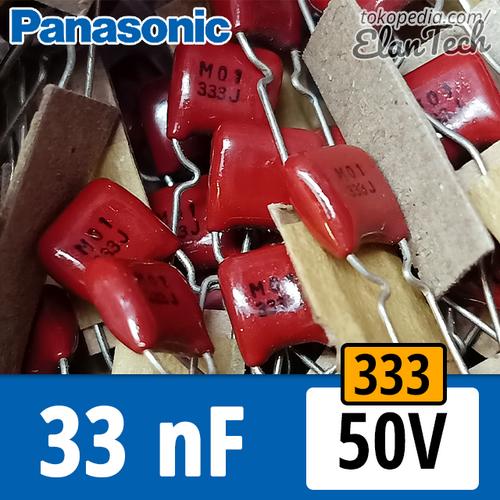 Jual 33nF / 333 50V Milar ECQ Mylar Film Capacitor 33 nF Kapasitor ...