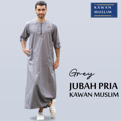 Jual JUBAH GAMIS PRIA IKHWAN COWOK DEWASA BAHAN ADEM BISA COD - Biru, L ...
