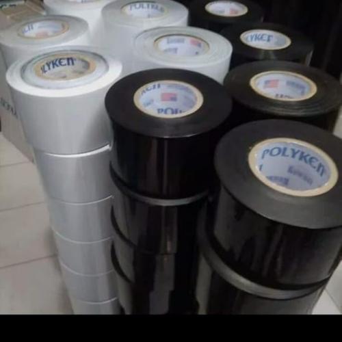 Jual isolasi polyken 4inc x 100 feet-wraping tape poliken - Putih ...