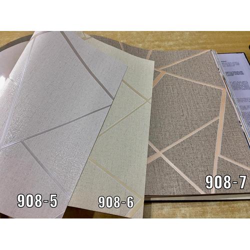 Jual Wallpaper Vinyl Premium Motif ruang tamu kamar garis industrial abu - 908-5 - Jakarta Timur ...