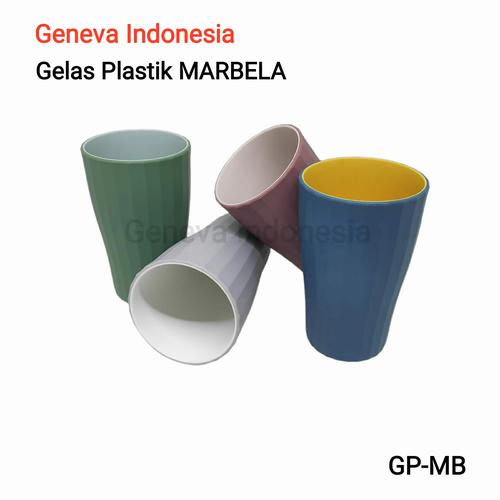Jual Gelas Two Tone Color Cangkir Mug Plastik Tebal 400 ml 2 Warna ...