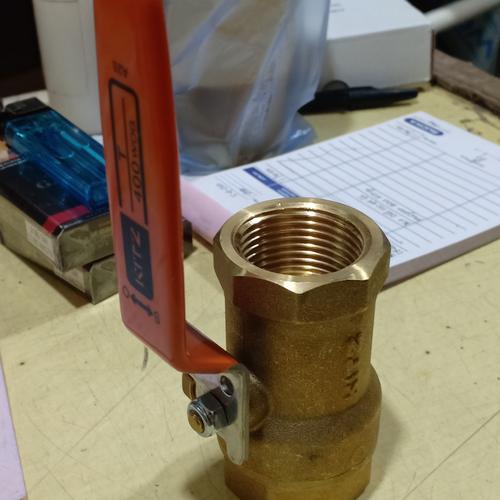 Jual Ball Valve Kitz 1" Original - Jakarta Pusat - Biru Laut official | Tokopedia