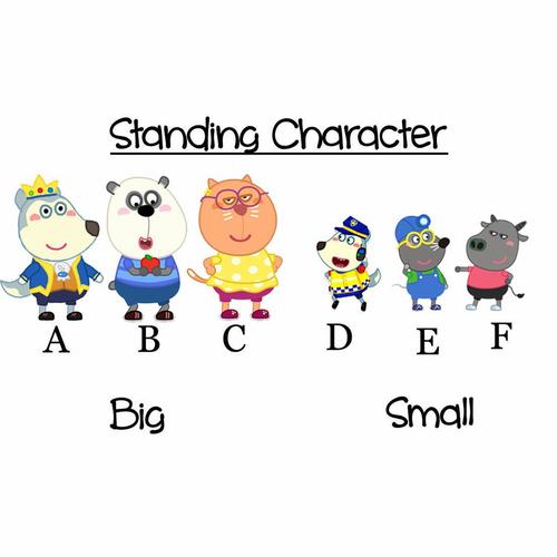 Jual Standing Character wolfoo - small E - Kota Surabaya - Pansy Cake ...