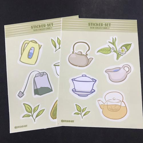 Jual Sticker stiker koleksi teh tea collection chamomile jasmine anime ...