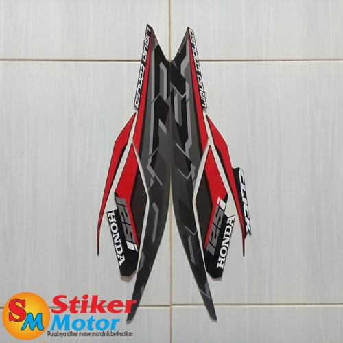 Jual sticker stiker striping honda vario click 125i 2021 full hitam ...