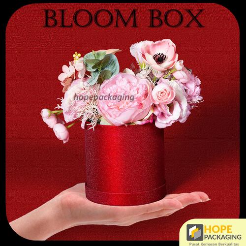 Jual Bloom Box Bulat 3 ukuran Box Bunga Kotak Bunga /Flower Box ...