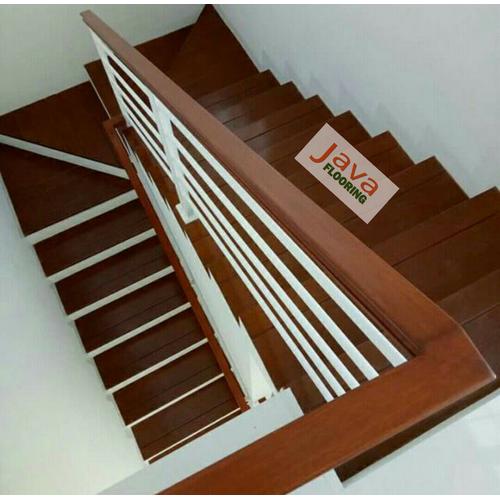 Jual Hand railing Kayu Pegangan Tangan Pada Tangga Stair Flooring ...