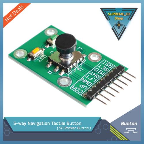 Jual 5-way Navigation Tactile Button / 5D Rocker Joystick Button Module ...