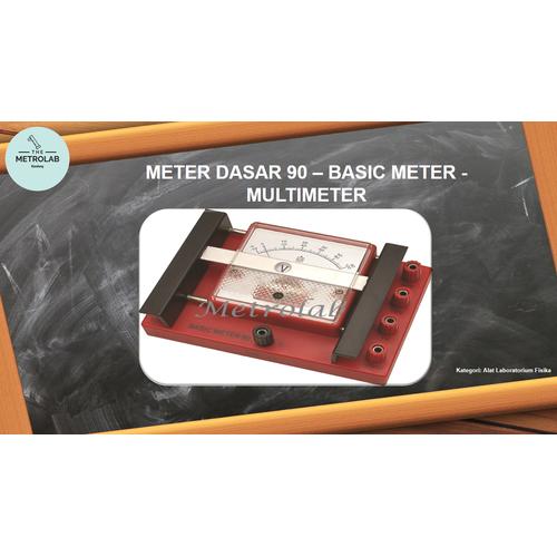 Jual Meter Dasar | Basic Mater 90 | Alat Ukur tegangan dan arus listrik ...