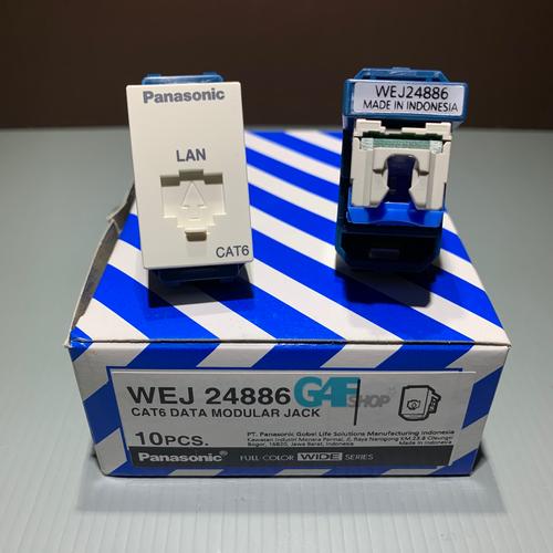 Jual PANASONIC / WIDE SERIES / JACK MODUL DATA CAT6 PANASONIC ...