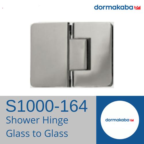 Jual Dorma Shower Hinge S1000-164 Glass to Glass dormakaba S 1000 - 164 - 2 buah(1 pair ...