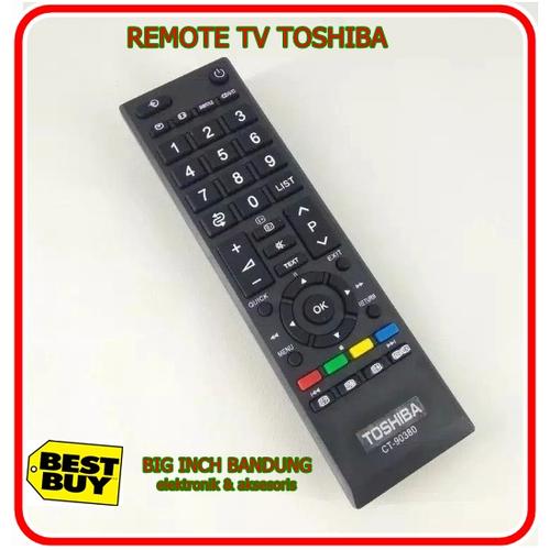 Jual REMOTE TV TOSHIBA LCD LED REGZA CT-90380 ORIGINAL PABRIK - GRADE ORI - Kota Bandung - BIG ...