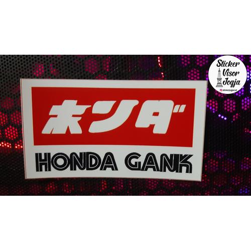 Jual HONDA GANK Sticker Motor Helm - Kab. Sleman - Sticker Visor Jogja ...