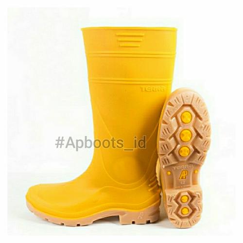 Jual AP BOOTS TERRA 1 KUNING 100% ORI - Sepatu boot tinggi safety karet ...