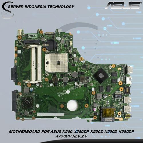 Jual MOTHERBOARD FOR ASUS X550 X550DP K550D X550D K550DP X750DP REV:2.0 ...