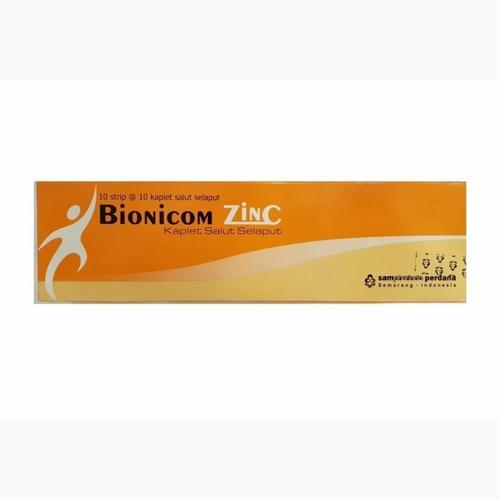 Jual Bionicom Zinc Multivitamin dan Zinc Strip Isi 10 Tablet - Kota ...