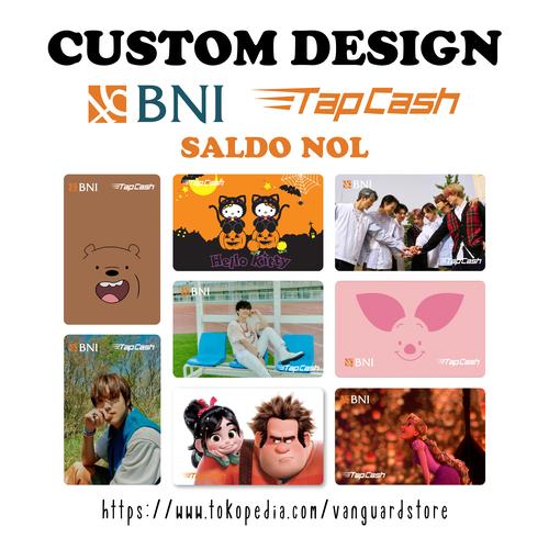 Jual Emoney BNI Tapcash Custom Design bebas 2 sisi Saldo 30.000 ...
