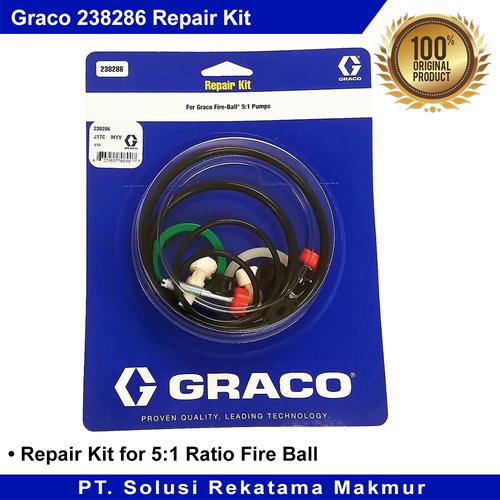 Jual Graco 238286 Repair Kit 5:1 Ratio Fire Ball - Kab. Bekasi - Solusi ...