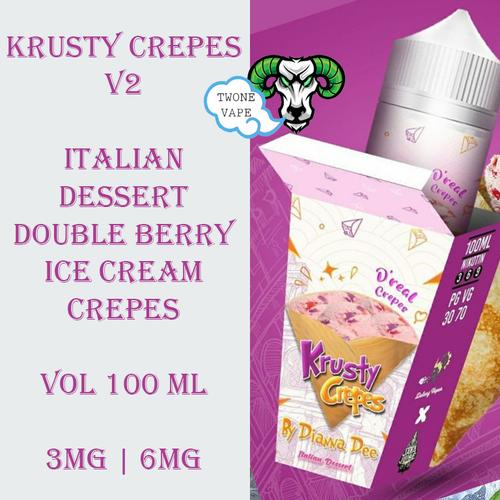 Jual Liquid Krusty Crepes V2 Italian Dessert 100ML by Dianna Dee x ...