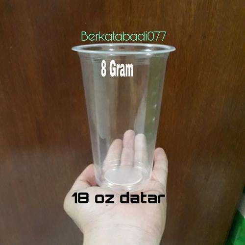 Jual Gelas Plastik Cup pp 18 oz datar 8 Gram( 440ml) - Jakarta Barat - Berkatabadi_077 | Tokopedia