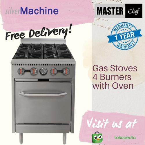 Jual Masterchef ARS 24 Gas Stove 4 Burner with Oven Burner / Kompor Gas ...