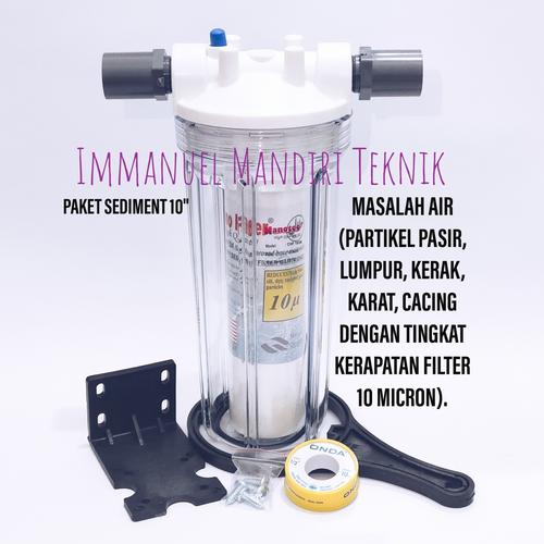 Jual Paket filter air nanotec 10 inch / filter air nano 1 tahap 10 ...