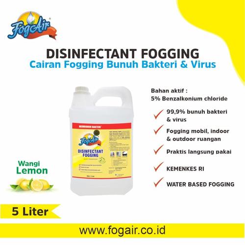 Jual DISINFEKTAN FOGGING FOGAIR 5 LITER FOGGING WATER BASED - Jakarta ...