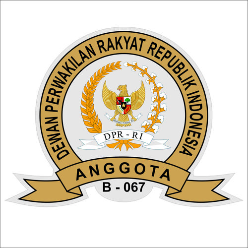 Jual stiker vinyl LOgo DPR tempel LUAR 20cm CUTING KISS - tempel luar ...