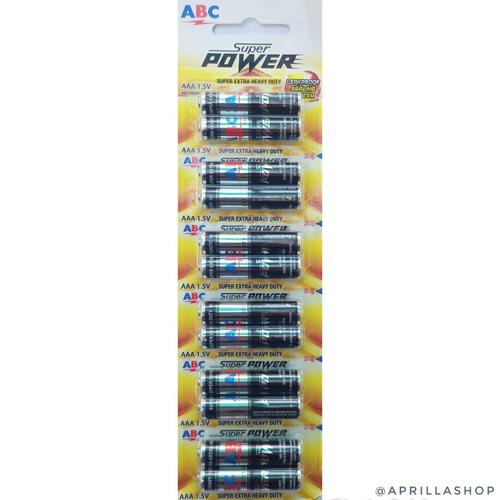 Jual BATERAI ABC SUPER POWER AAA/A3| BATTERY ABC SUPER POWER AAA 1,5 ...