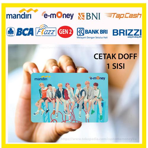 Jual KARTU EMONEY MANDIRI BCA GEN 2 BNI BRI BTS GROUP KPOP ANSWER VERSI ...