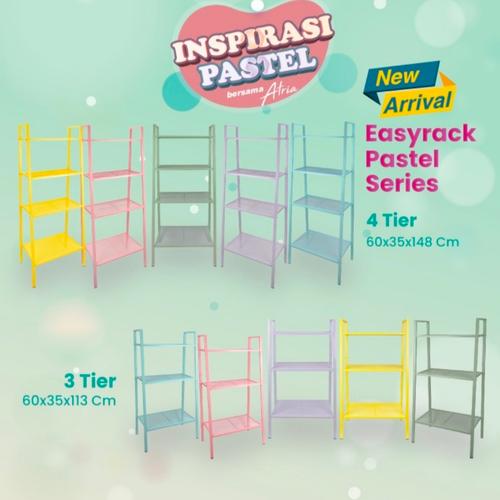 Jual Rak Besi 3 Tingkat / Rak Sepatu / Rak Multifungsi / Rak Hias / Rak ...