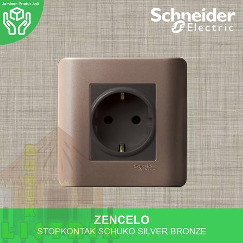 Jual ZENcelo 1 Gang Tipe Schuko, Silver Bronze - E84426_16S_SZ ...
