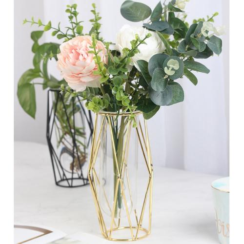 Jual vas bunga nordic dekorasi rumah bunga vase besi stainless gold ...