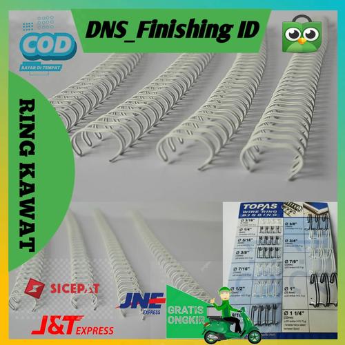Jual Ring jilid 3/8 Kitaro - Putih - Jakarta Timur - DNS_Finishing ID ...