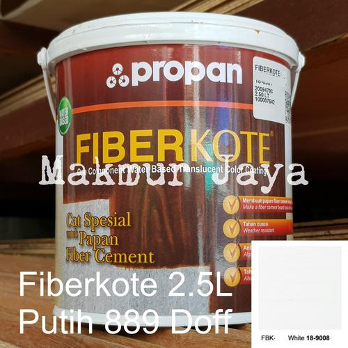 Jual Fiberkote Propan 2.5L FBK-889 White Putih Doff Tinting Cat plank ...