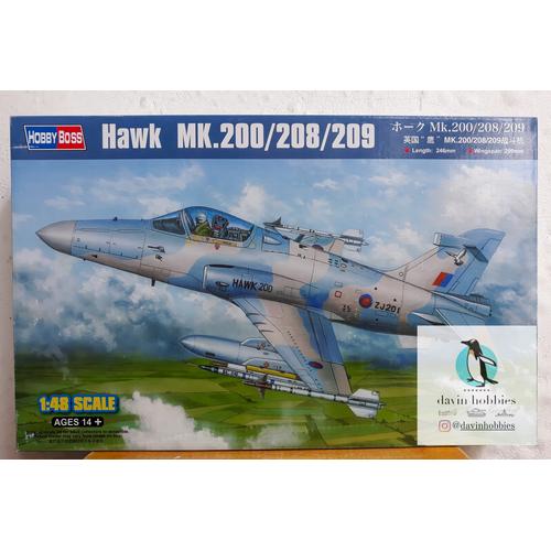 Jual Hobby Boss 1/48 BAe Hawk Mk.200/208/209 - tanpa decal TNI ...