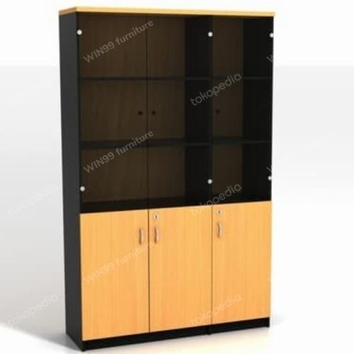 Jual LEMARI ARSIP TINGGI/HIGH CABINET/LEMARI BUKU 3 PINTU/RAK BUKU ...