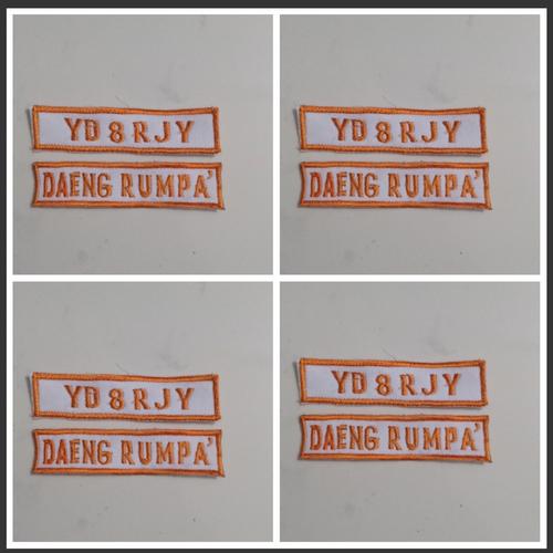 Jual BORDIRAN NAMA DAN CALLSIGN ORARI - calsingn - Jakarta Pusat ...