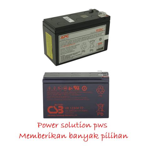 Jual Baterai UPS APC BX1100LIMS RBC17 / RBC 17 CSB HR1234W F2 UPS ...