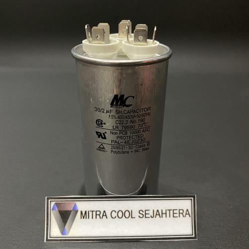 Jual KAPASITOR AC / CAPACITOR AC LG 3 KAKI 30/2 uF (MERK MC) 30/2 MIKRO - Kota Bekasi - MITRA ...