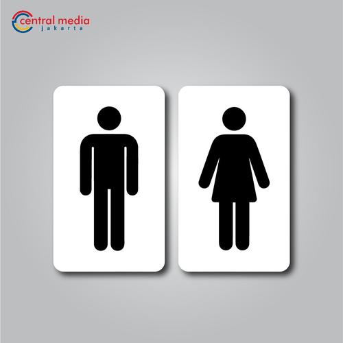 Jual Acrylic Sign Toilet Pria Wanita Akrilik Huruf Timbul - Jakarta ...